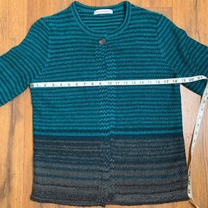 Allison Daley | Sweaters | Allison Daley Blue And Gray Cardigan Sweater ...